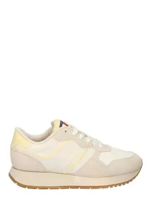 Tommy Hilfiger Suede Panelled Running Sneakers - Neutrals