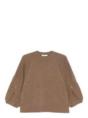 Max Mara Crew Neck Sweater - Brown