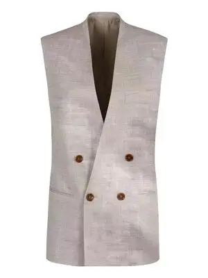 Philosophy Di Lorenzo Serafini Double-breasted Vest - Grey