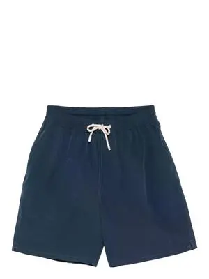 MC2 SAINT BARTH Logo-patch Swim Shorts - Blue