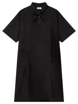 STUDIO TOMBOY Collared Shirt Dress - Black