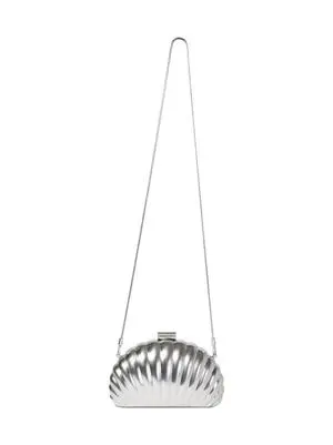 Simkhai Simkhai Monet Shell Clutch Silver