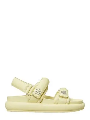Tory Burch X Bonbon Kira Padded Sport Sandals - Banana Marshmallow