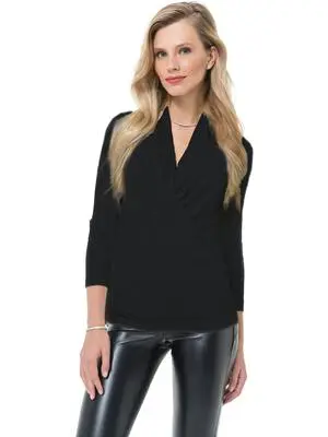 ACCOUCHEE Maternity/nursing Top - Black