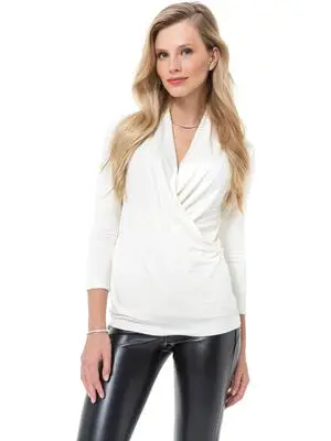 ACCOUCHEE Maternity/nursing Top - Ecru