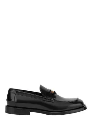 Moschino Leather Loafers - Black