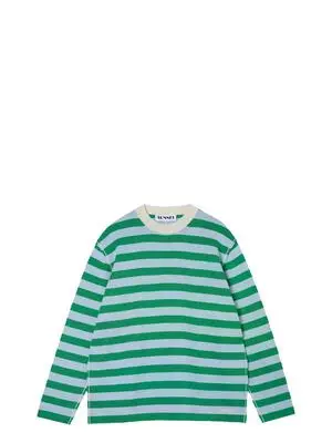 SUNNEI Striped Long-Sleeve Sweatshirt