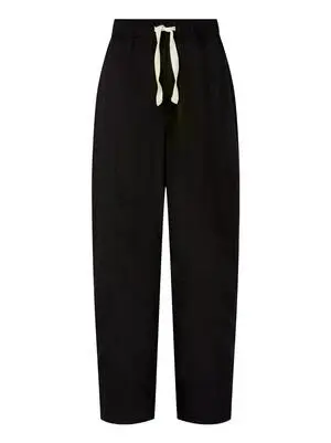 STUDIO TOMBOY Drawstring Utility Trousers - Black