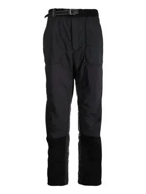 AND WANDER Belted Trousers - Black