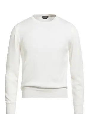 BALLANTYNE Crewneck Cotton Sweater Off White