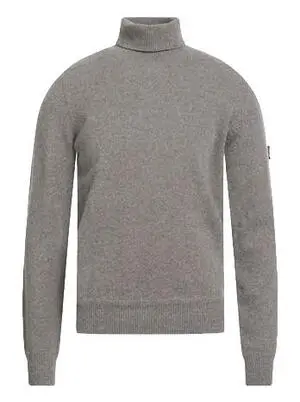 Peuterey Turtleneck In Light Wool And Polyamide - Grey