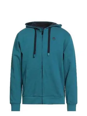 NORTH SAILS Cotton Fleece Zip-up Hoodie - Green