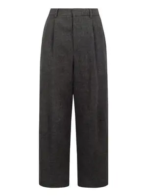 R13 Linen-wool Pants - Grey