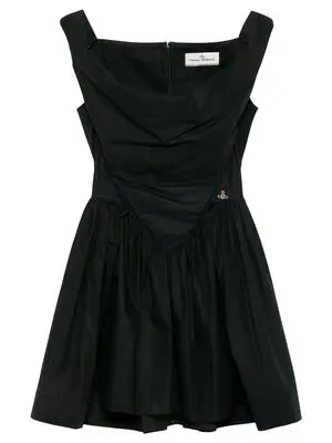 VIVIENNE WESTWOOD Cotton Midi Dress - Black