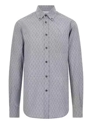 FERRAGAMO Monogram Shirt - Grey