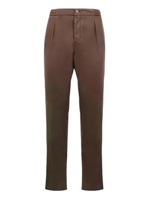 Kiton Straight-leg Trousers - Brown