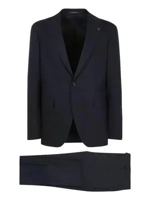 Tagliatore Wool Single-breasted Suit - Blue