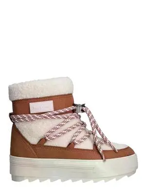 Juicy Couture Platform Lace-up Snow Boots - Brown