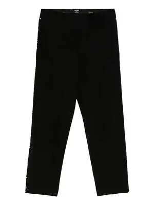 Balmain Pearl-embellished Trousers - Black