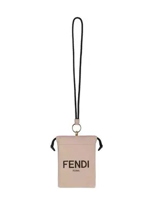 Fendi Leather Clutch - Pink