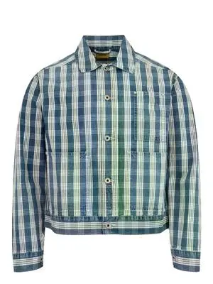 HUMAN MADE Check-print Shirt Jacket - Blue