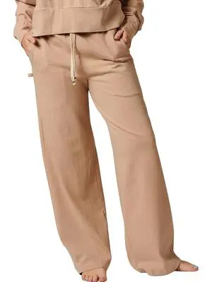 LEISURE LAB Cotton Lounge Pant - Bronzite