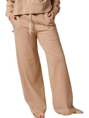 LEISURE LAB Cotton Lounge Pant - Bronzite