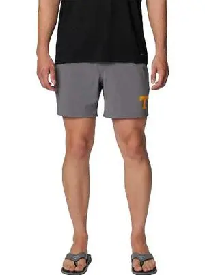 Columbia Tennessee Volunteers Pfg Terminal Roamer™ Omni-shade™ Stretch Shorts - Gray