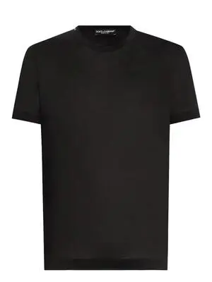 Dolce & Gabbana Silk T-shirt - Black