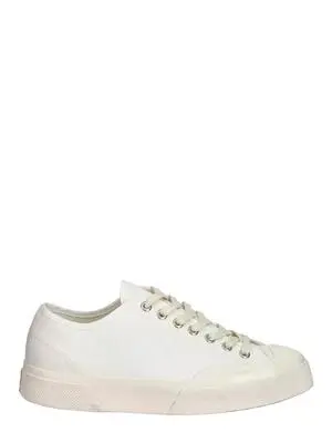 Superga Canvas Lace-up Sneakers - White