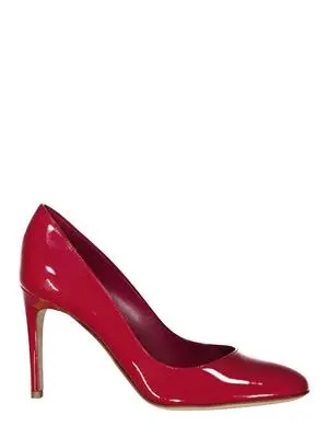 SERGIO ROSSI Leather Pumps - Red