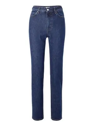 TOTEME Garderob High-rise Slim-fit Organic Jeans - Blue