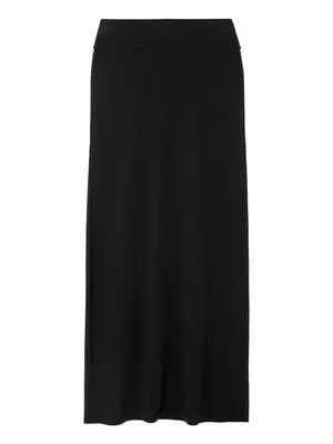 TOTEME Lyocell And Cashmere-blend Maxi Skirt - Black