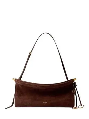Alaïa Alaïa Le Click E/W Medium Shoulder Bag Brown