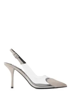 Alaïa Le Caur 90 Slingback Pumps - Gray