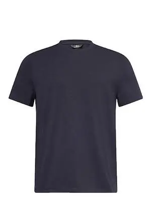 7 For All Mankind Luxe Performance Stretch-cotton T-shirt - Navy