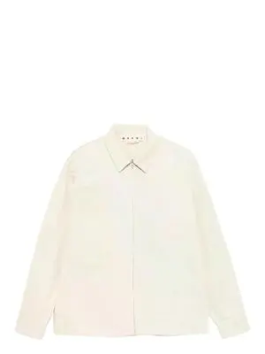 Marni Zip-up Shirt - Neutrals