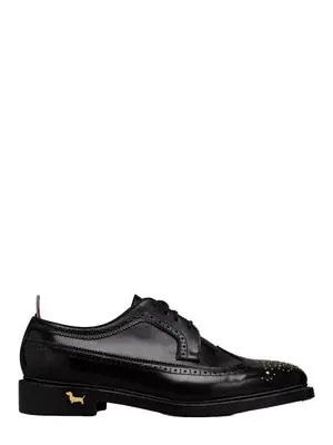 Thom Browne Leather Derby Shoes - Black