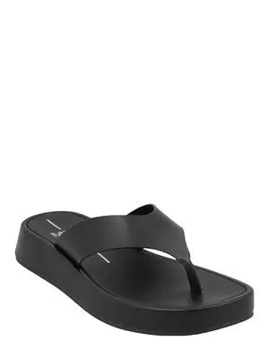 Mia Pamelia Wedge Sandal Black