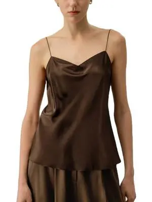 Lilysilk Silk Cami - Chocolate