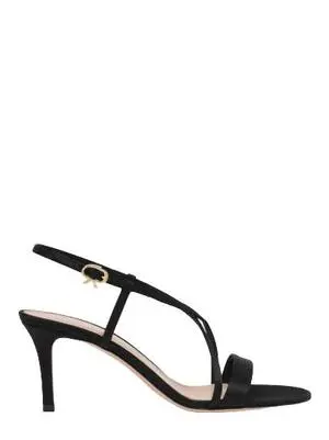 GIANVITO ROSSI Larisse 70 Open Toe Sandals - Black