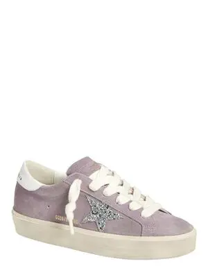 Golden Goose Hi Star Platform Sneakers - Lilac/ Silver/ White