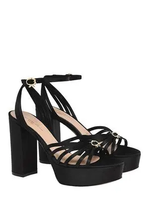 GIANVITO ROSSI Rita Sandals - Black Fabric