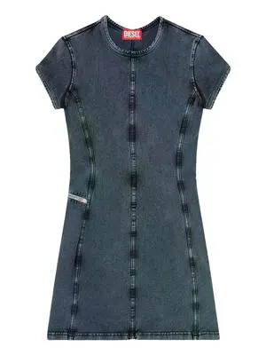 DIESEL Denim Mini Dress - Black