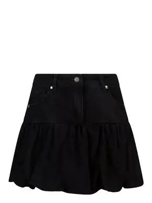 Liu Jo Denim Mini Skirt - Black
