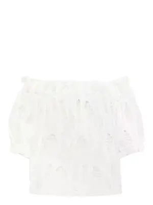BAMBAH Lila Off-shoulder Top - White