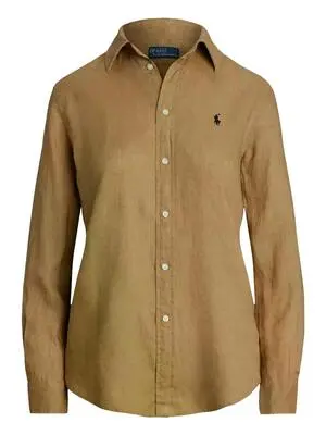 Ralph Lauren Linen Button-up Shirt - Neutrals
