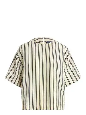 Ralph Lauren Striped Blouse - White