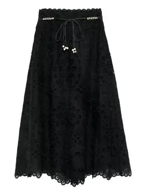 Zimmermann Rhiannon A-line Skirt - Black