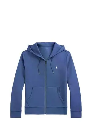 Ralph Lauren Double-knit Zip-up Hoodie - Blue